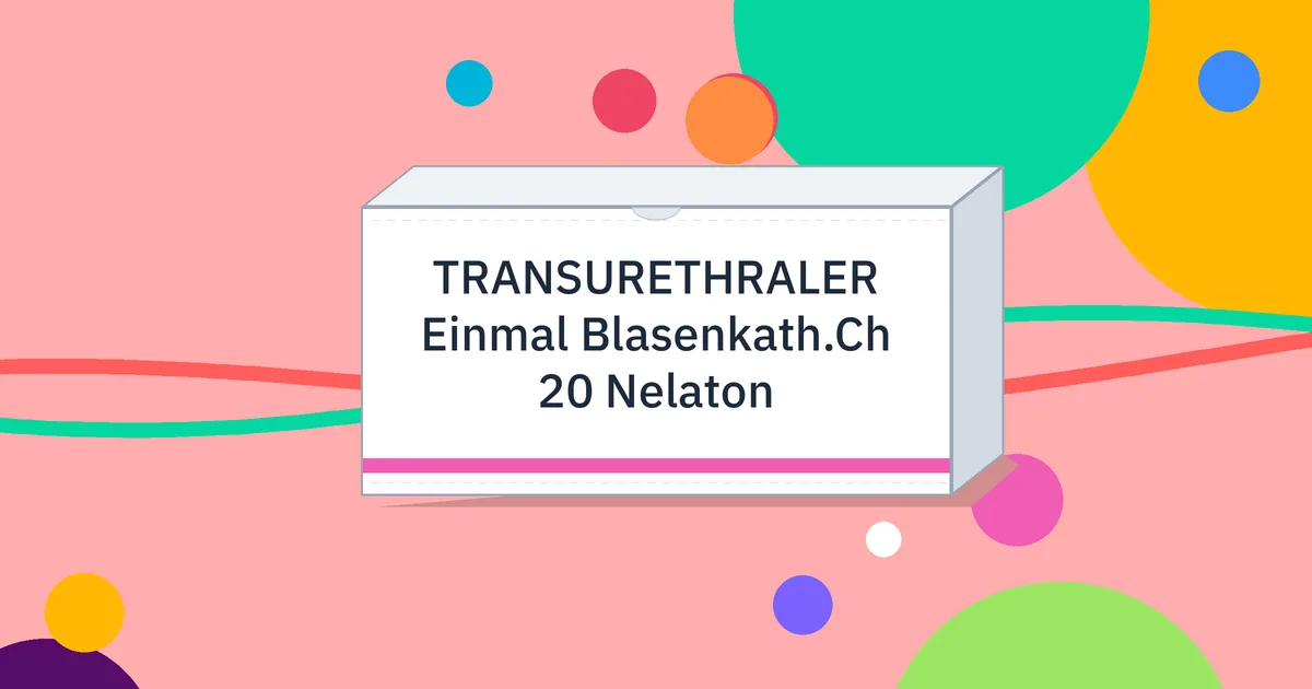 Symbolbild: Packung mit der Aufschrift TRANSURETHRALER Einmal Blasenkath.Ch 20 Nelaton (PZN 01826110) – Verfügbarkeit und Bezug in Apotheken in Frankfurt am Main