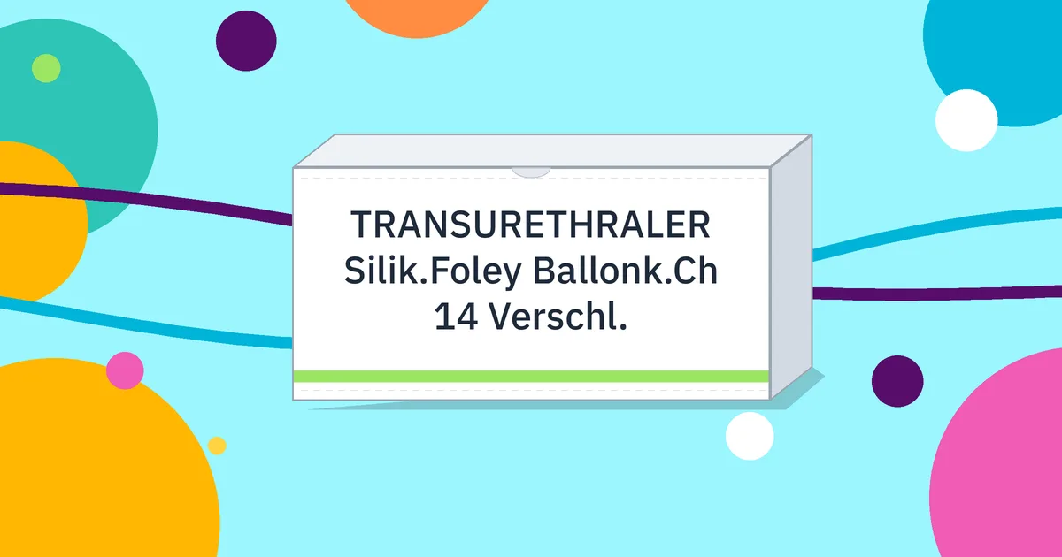 Symbolbild: Packung mit der Aufschrift TRANSURETHRALER Silik.Foley Ballonk.Ch 14 Verschl. (PZN 18040537) – Verfügbarkeit und Bezug in Apotheken in Frankfurt am Main