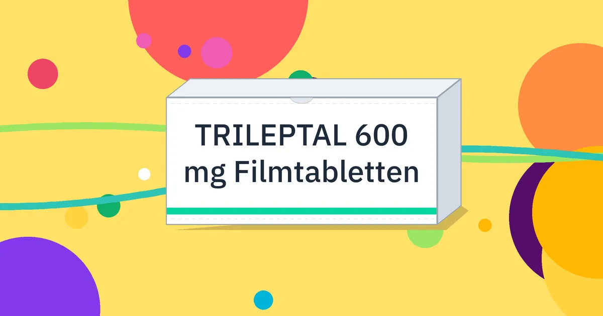 Symbolbild: Packung mit der Aufschrift TRILEPTAL 600 mg Filmtabletten (PZN 02233872) – Verfügbarkeit und Bezug in Apotheken in Frankfurt am Main