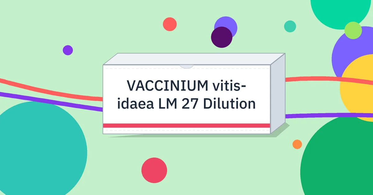 Symbolbild: Packung mit der Aufschrift VACCINIUM vitis-idaea LM 27 Dilution (PZN 13261104) – Verfügbarkeit und Bezug in Apotheken in Frankfurt am Main