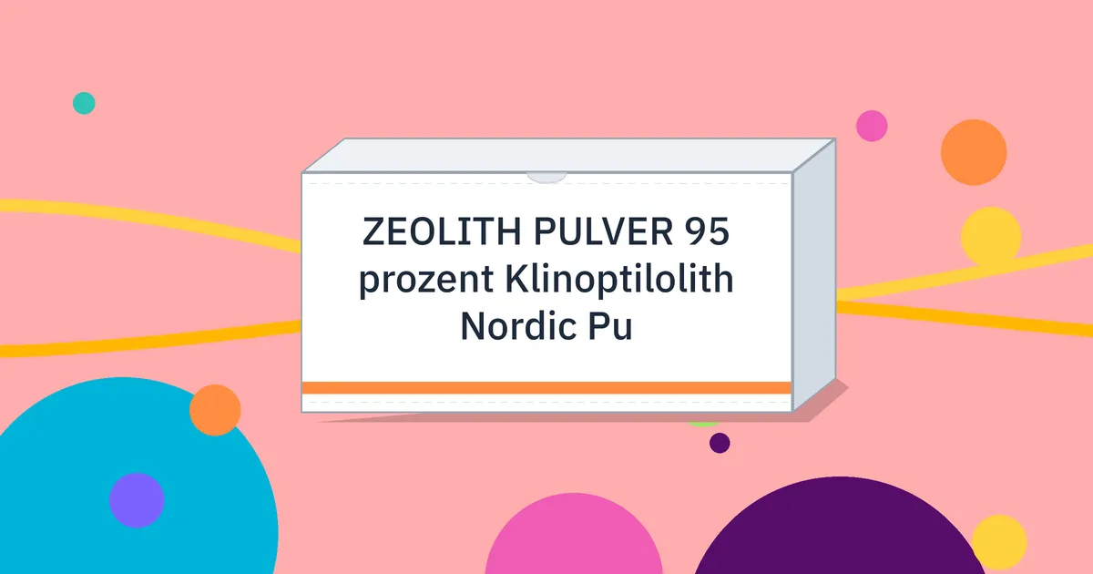 Symbolbild: Packung mit der Aufschrift ZEOLITH PULVER 95 prozent Klinoptilolith Nordic Pu (PZN 20095008) – Verfügbarkeit und Bezug in Apotheken in Frankfurt am Main
