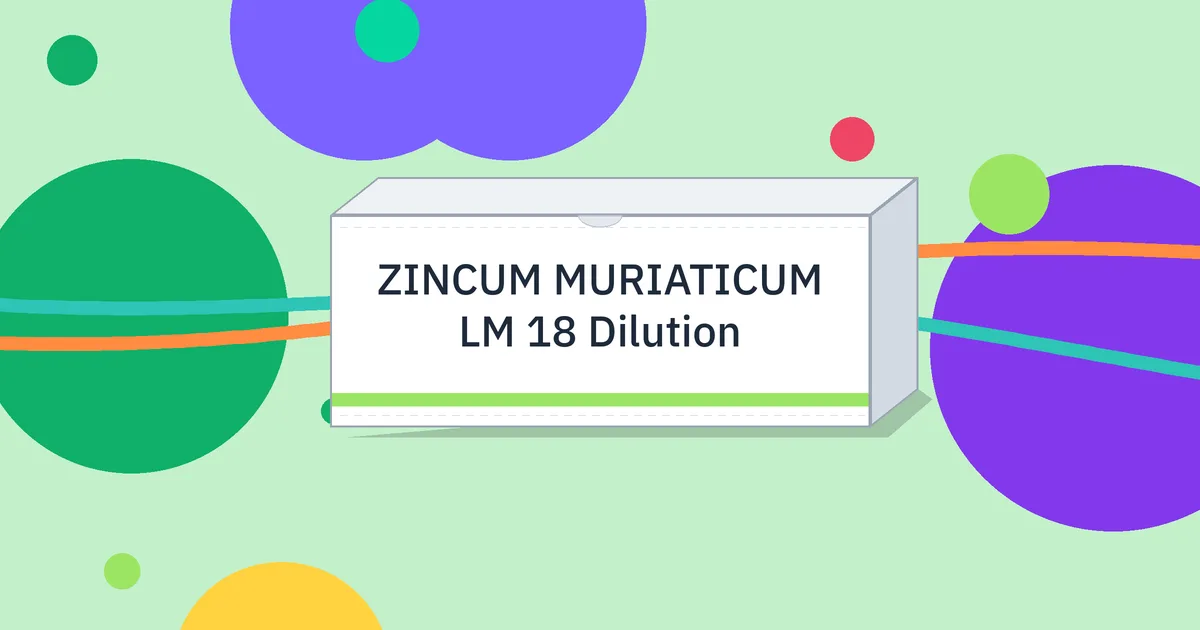 Symbolbild: Packung mit der Aufschrift ZINCUM MURIATICUM LM 18 Dilution (PZN 13295758) – Verfügbarkeit und Bezug in Apotheken in Frankfurt am Main