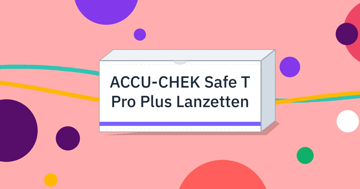 Symbolbild: Packung mit der Aufschrift ACCU-CHEK Safe T Pro Plus Lanzetten (PZN 18706019) – Verfügbarkeit und Bezug in Apotheken in Frankfurt am Main