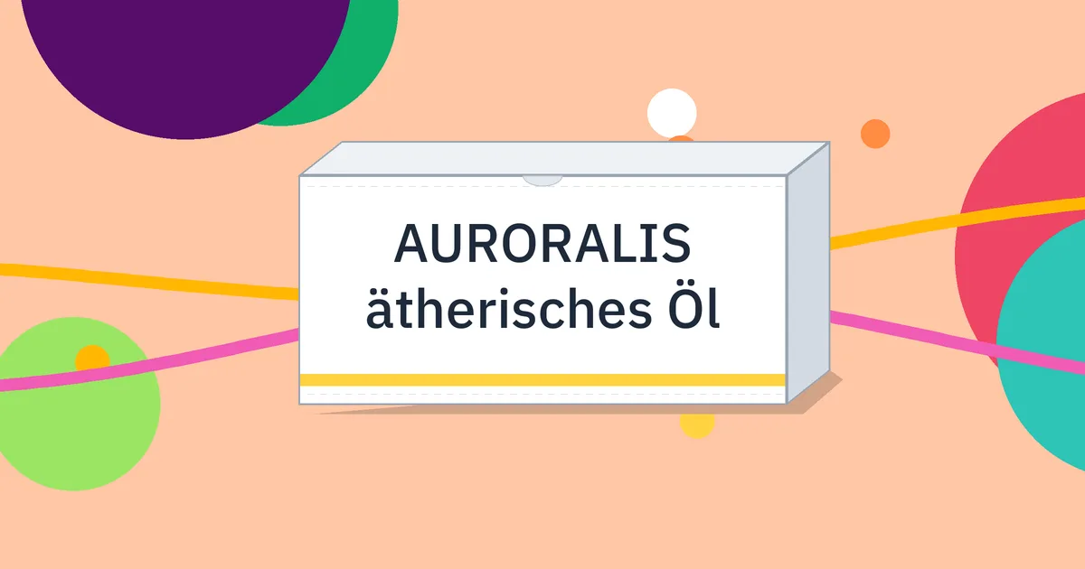 Symbolbild: Packung mit der Aufschrift AURORALIS ätherisches Öl (PZN 04960429) – Verfügbarkeit und Bezug in Apotheken in Frankfurt am Main