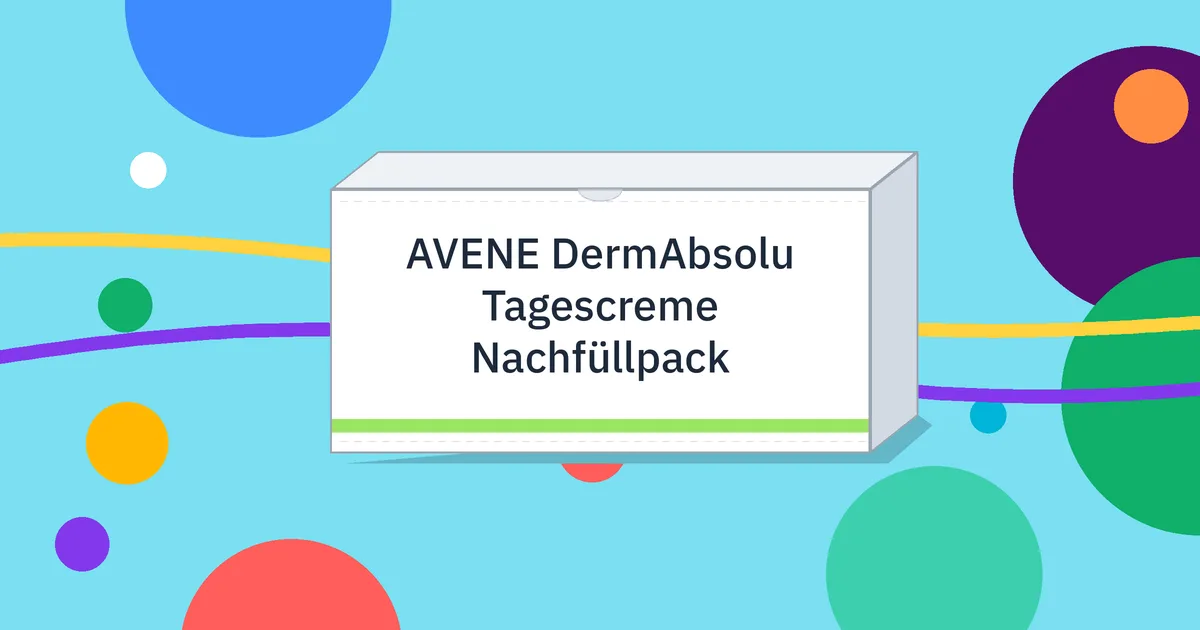 Symbolbild: Packung mit der Aufschrift AVENE DermAbsolu Tagescreme Nachfüllpack (PZN 19156360) – Verfügbarkeit und Bezug in Apotheken in Frankfurt am Main