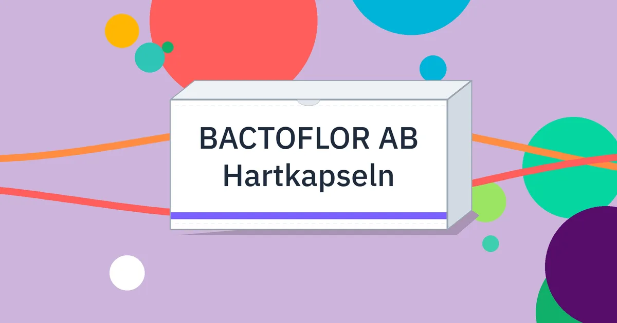 Symbolbild: Packung mit der Aufschrift BACTOFLOR AB Hartkapseln (PZN 19643918) – Verfügbarkeit und Bezug in Apotheken in Frankfurt am Main