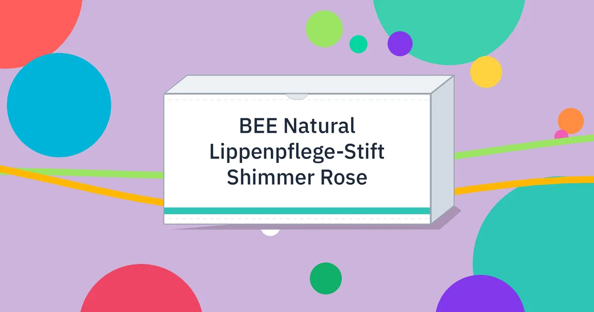 Symbolbild: Packung mit der Aufschrift BEE Natural Lippenpflege-Stift Shimmer Rose (PZN 10833959) – Verfügbarkeit und Bezug in Apotheken in Frankfurt am Main