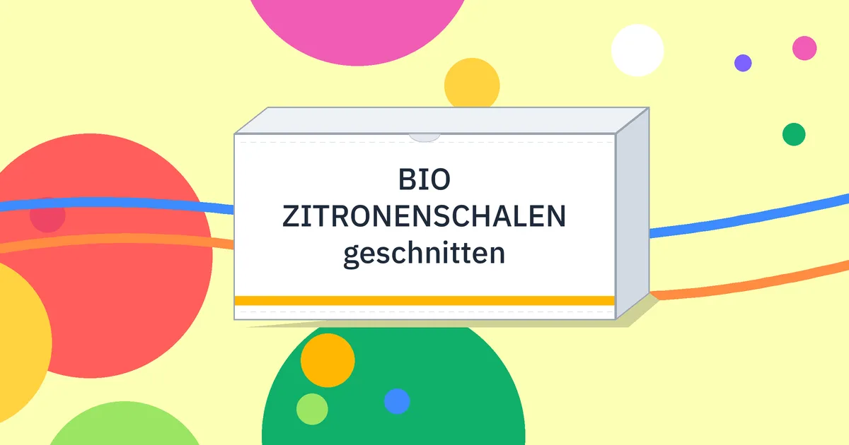 Symbolbild: Packung mit der Aufschrift BIO ZITRONENSCHALEN geschnitten (PZN 14031062) – Verfügbarkeit und Bezug in Apotheken in Frankfurt am Main