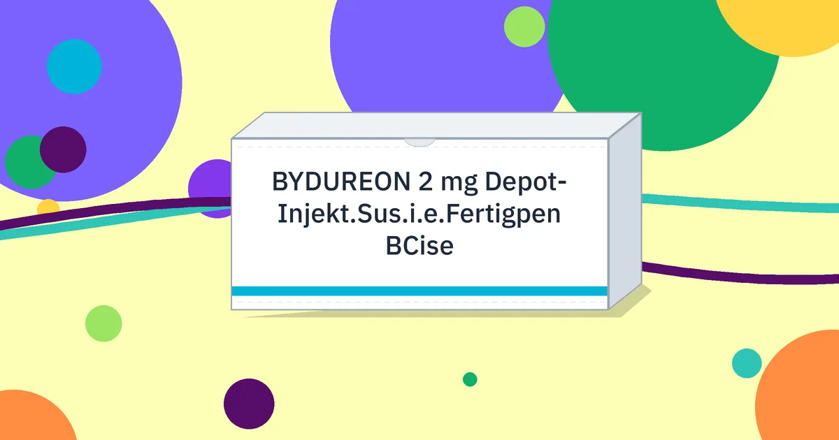 Symbolbild: Packung mit der Aufschrift BYDUREON 2 mg Depot-Injekt.Sus.i.e.Fertigpen BCise (PZN 19093866) – Verfügbarkeit und Bezug in Apotheken in Frankfurt am Main