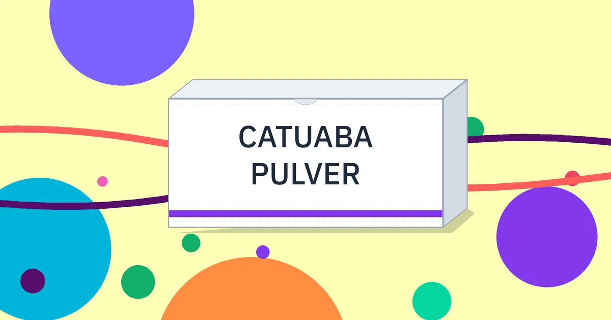 Symbolbild: Packung mit der Aufschrift CATUABA PULVER (PZN 15242499) – Verfügbarkeit und Bezug in Apotheken in Frankfurt am Main