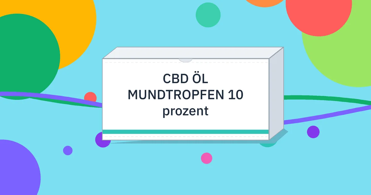 Symbolbild: Packung mit der Aufschrift CBD ÖL MUNDTROPFEN 10 prozent (PZN 18267873) – Verfügbarkeit und Bezug in Apotheken in Frankfurt am Main