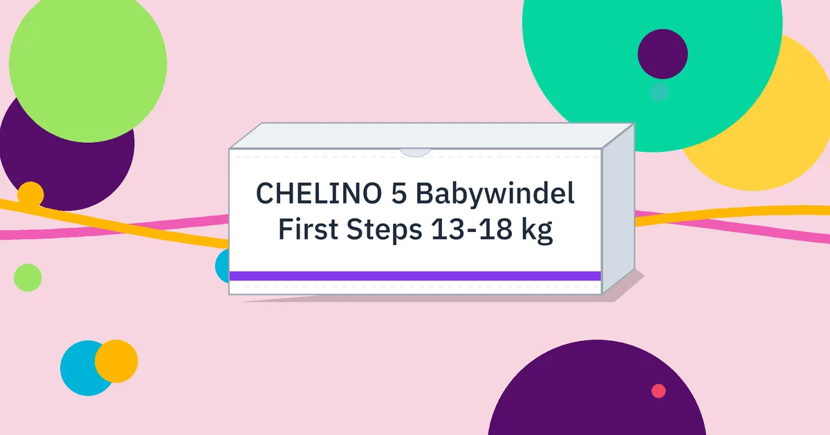 Symbolbild: Packung mit der Aufschrift CHELINO 5 Babywindel First Steps 13-18 kg (PZN 11133023) – Verfügbarkeit und Bezug in Apotheken in Frankfurt am Main