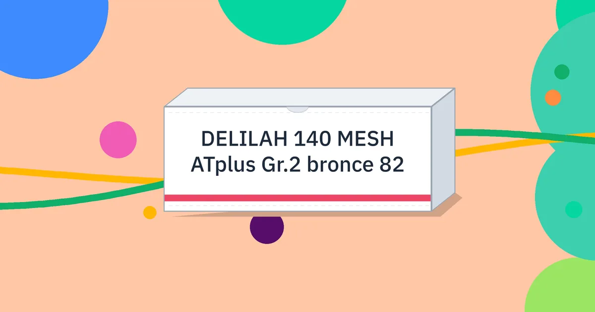 Symbolbild: Packung mit der Aufschrift DELILAH 140 MESH ATplus Gr.2 bronce 82 (PZN 13850332) – Verfügbarkeit und Bezug in Apotheken in Frankfurt am Main