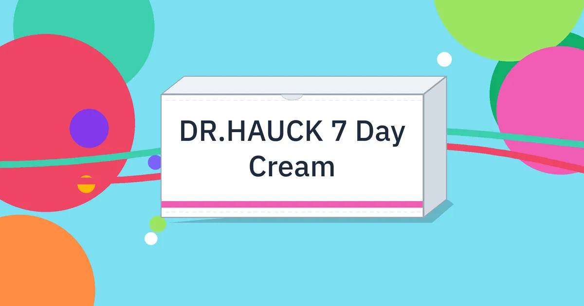 Symbolbild: Packung mit der Aufschrift DR.HAUCK 7 Day Cream (PZN 14399508) – Verfügbarkeit und Bezug in Apotheken in Frankfurt am Main