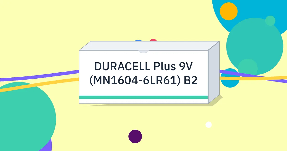 Symbolbild: Packung mit der Aufschrift DURACELL Plus 9V (MN1604-6LR61) B2 (PZN 17435676) – Verfügbarkeit und Bezug in Apotheken in Frankfurt am Main