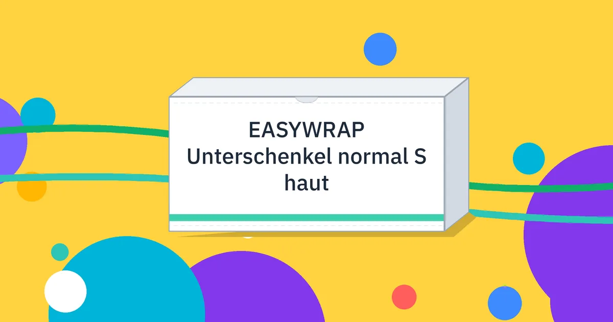 Symbolbild: Packung mit der Aufschrift EASYWRAP Unterschenkel normal S haut (PZN 18748087) – Verfügbarkeit und Bezug in Apotheken in Frankfurt am Main