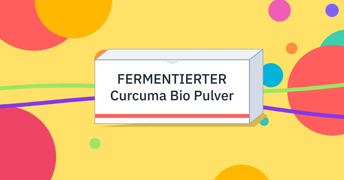 Symbolbild: Packung mit der Aufschrift FERMENTIERTER Curcuma Bio Pulver (PZN 16826570) – Verfügbarkeit und Bezug in Apotheken in Frankfurt am Main