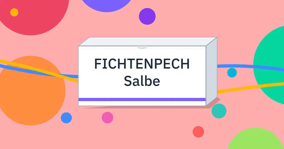 Symbolbild: Packung mit der Aufschrift FICHTENPECH Salbe (PZN 16761528) – Verfügbarkeit und Bezug in Apotheken in Frankfurt am Main
