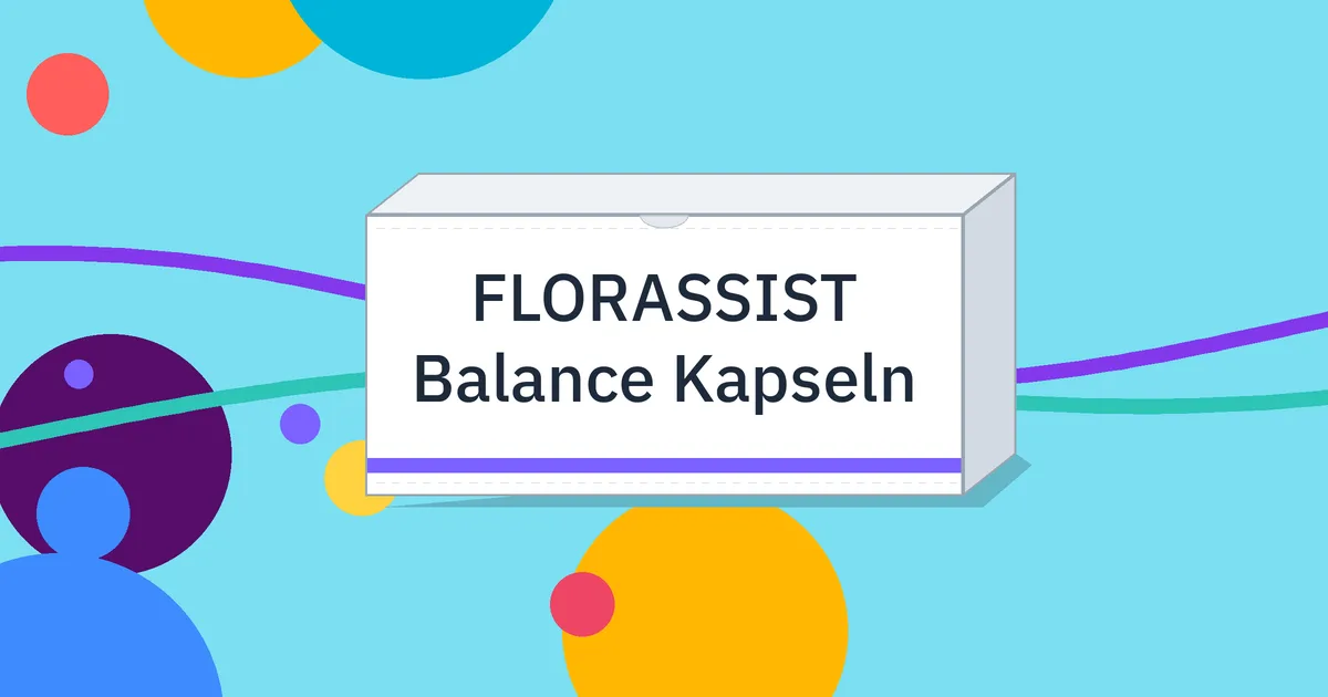Symbolbild: Packung mit der Aufschrift FLORASSIST Balance Kapseln (PZN 19740403) – Verfügbarkeit und Bezug in Apotheken in Frankfurt am Main