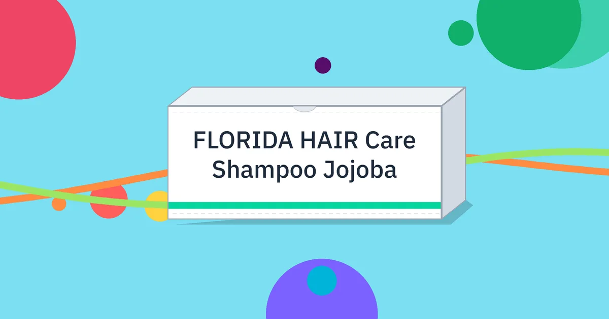 Symbolbild: Packung mit der Aufschrift FLORIDA HAIR Care Shampoo Jojoba (PZN 00429708) – Verfügbarkeit und Bezug in Apotheken in Frankfurt am Main