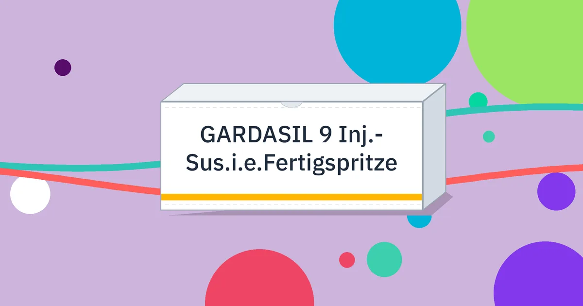Symbolbild: Packung mit der Aufschrift GARDASIL 9 Inj.-Sus.i.e.Fertigspritze (PZN 13711843) – Verfügbarkeit und Bezug in Apotheken in Frankfurt am Main