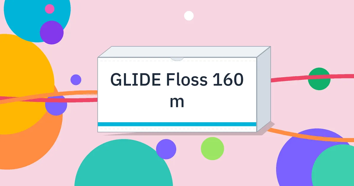 Symbolbild: Packung mit der Aufschrift GLIDE Floss 160 m (PZN 19927780) – Verfügbarkeit und Bezug in Apotheken in Frankfurt am Main