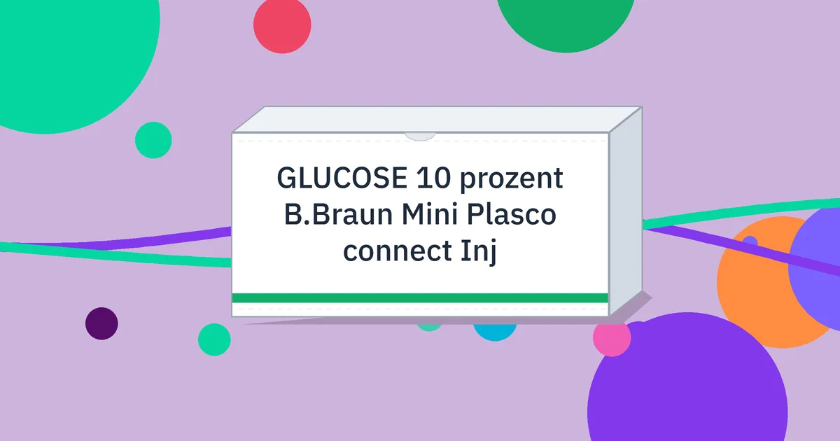 Symbolbild: Packung mit der Aufschrift GLUCOSE 10 prozent B.Braun Mini Plasco connect Inj (PZN 03158894) – Verfügbarkeit und Bezug in Apotheken in Frankfurt am Main