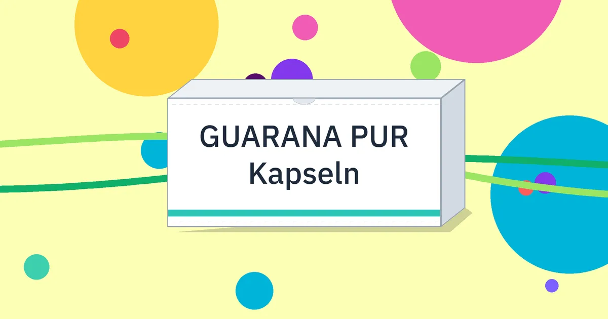 Symbolbild: Packung mit der Aufschrift GUARANA PUR Kapseln (PZN 04822331) – Verfügbarkeit und Bezug in Apotheken in Frankfurt am Main