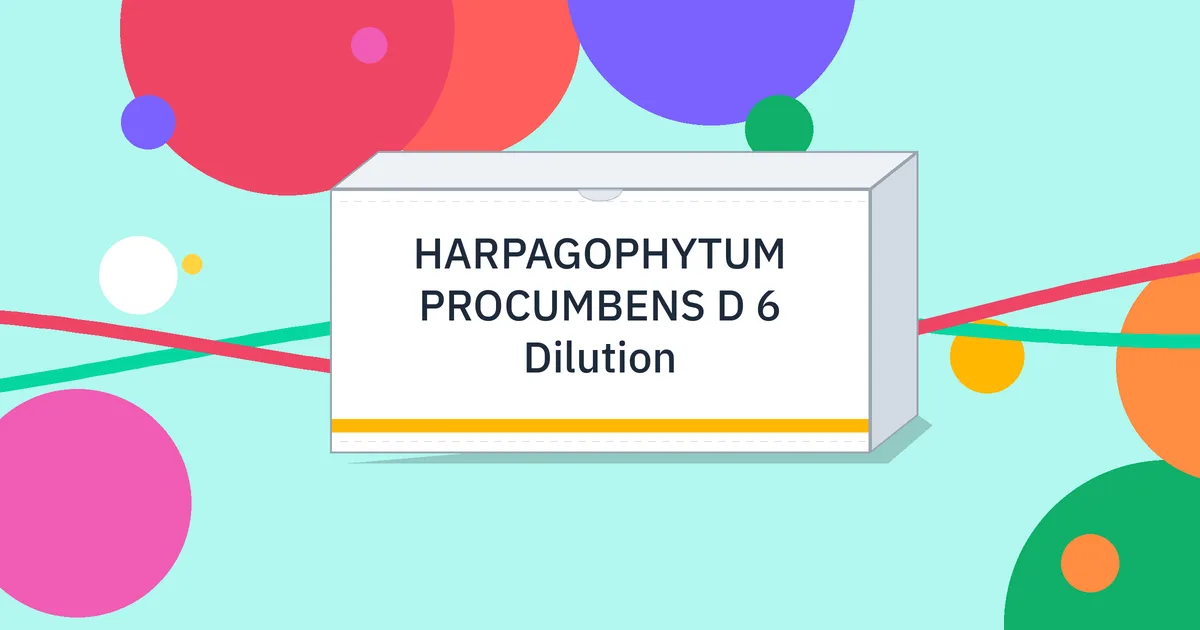 Symbolbild: Packung mit der Aufschrift HARPAGOPHYTUM PROCUMBENS D 6 Dilution (PZN 02115351) – Verfügbarkeit und Bezug in Apotheken in Frankfurt am Main