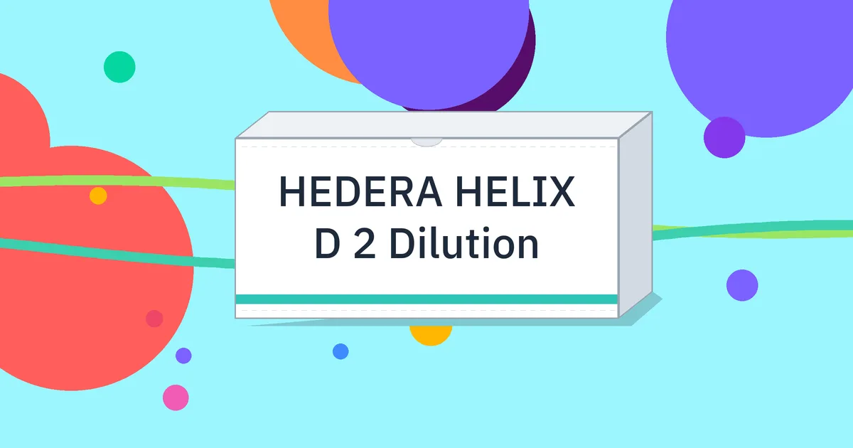 Symbolbild: Packung mit der Aufschrift HEDERA HELIX D 2 Dilution (PZN 07169305) – Verfügbarkeit und Bezug in Apotheken in Frankfurt am Main