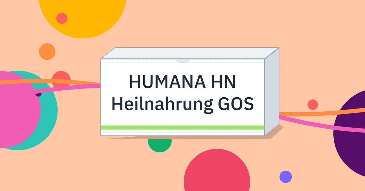 Symbolbild: Packung mit der Aufschrift HUMANA HN Heilnahrung GOS (PZN 11156188) – Verfügbarkeit und Bezug in Apotheken in Frankfurt am Main