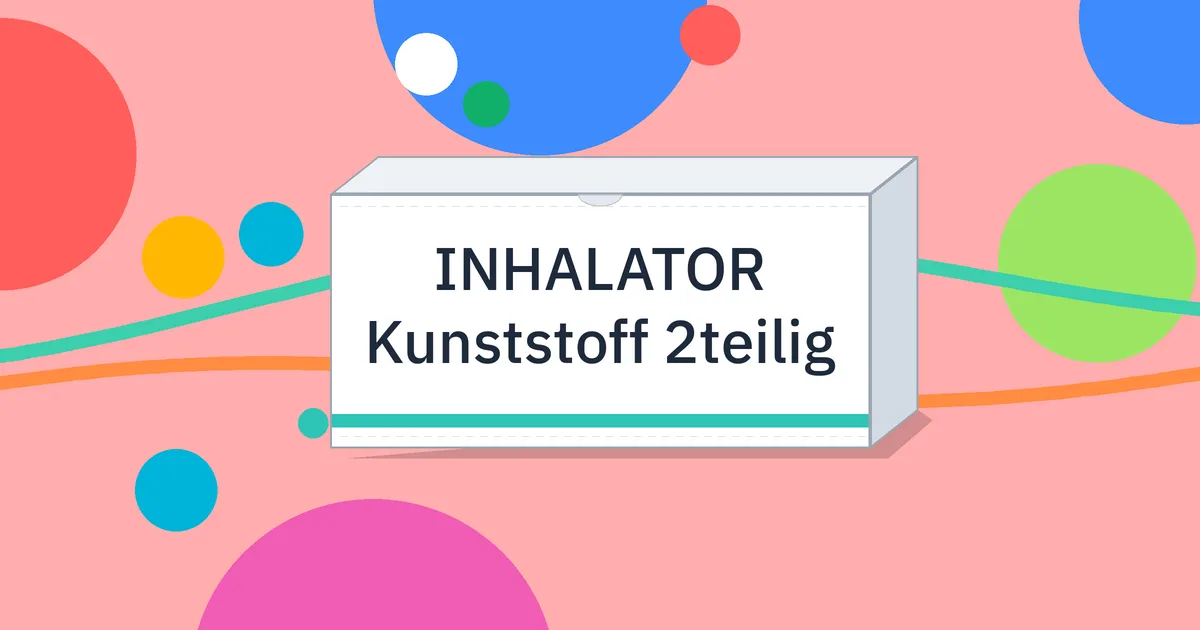 Symbolbild: Packung mit der Aufschrift INHALATOR Kunststoff 2teilig (PZN 13422613) – Verfügbarkeit und Bezug in Apotheken in Frankfurt am Main