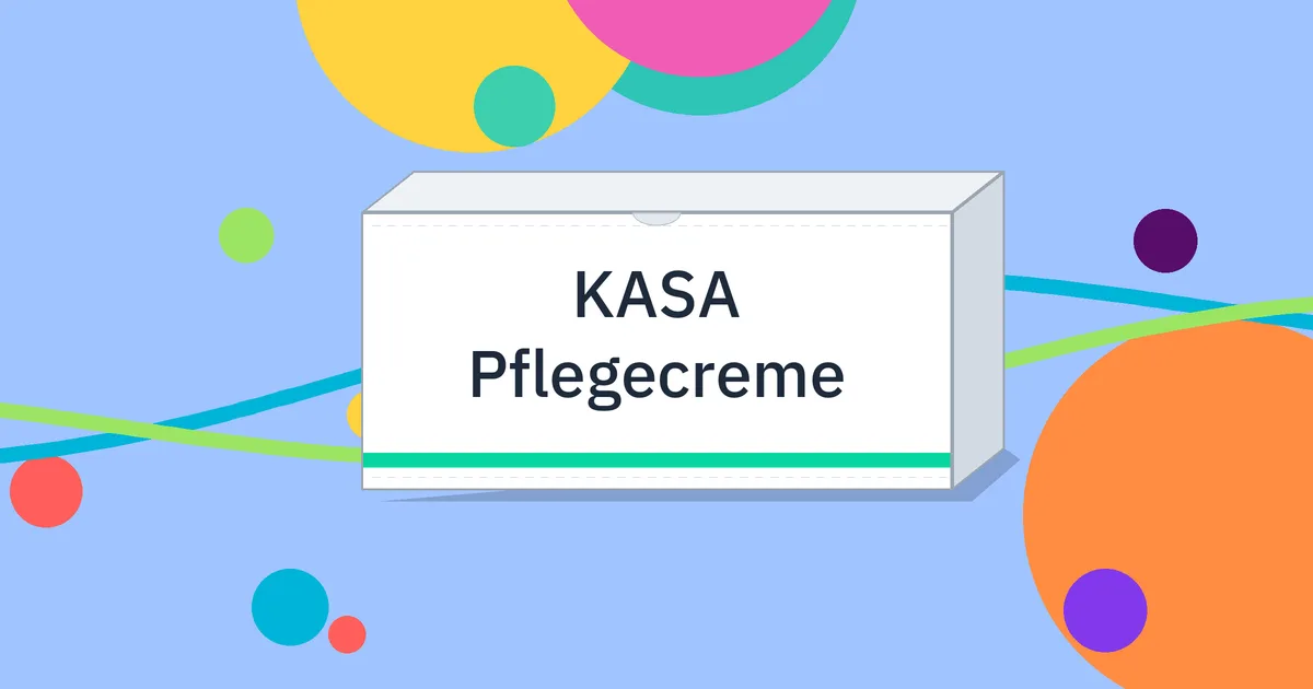 Symbolbild: Packung mit der Aufschrift KASA Pflegecreme (PZN 16606331) – Verfügbarkeit und Bezug in Apotheken in Frankfurt am Main