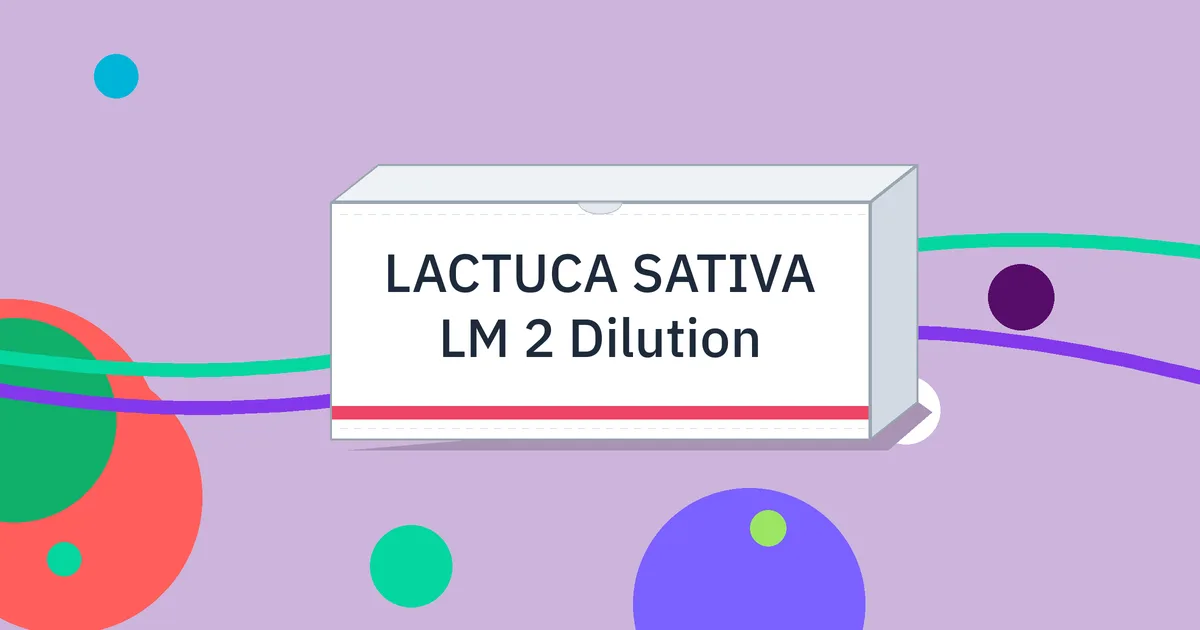 Symbolbild: Packung mit der Aufschrift LACTUCA SATIVA LM 2 Dilution (PZN 13521137) – Verfügbarkeit und Bezug in Apotheken in Frankfurt am Main