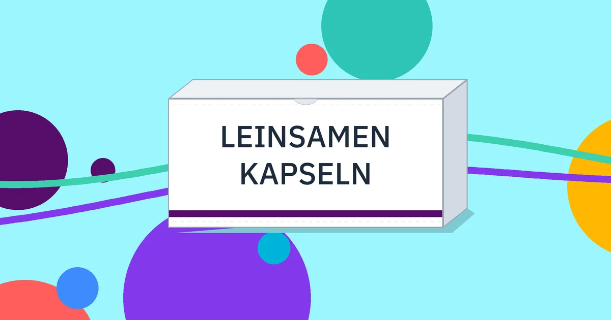 Symbolbild: Packung mit der Aufschrift LEINSAMEN KAPSELN (PZN 07749497) – Verfügbarkeit und Bezug in Apotheken in Frankfurt am Main