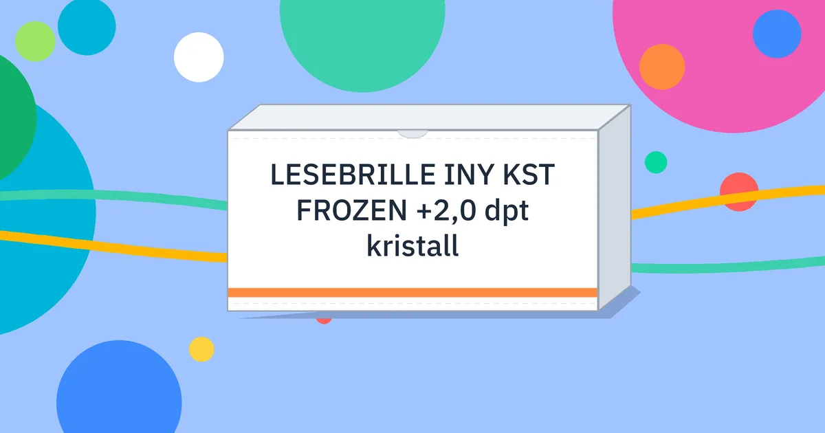 Symbolbild: Packung mit der Aufschrift LESEBRILLE INY KST FROZEN +2,0 dpt kristall (PZN 19941403) – Verfügbarkeit und Bezug in Apotheken in Frankfurt am Main