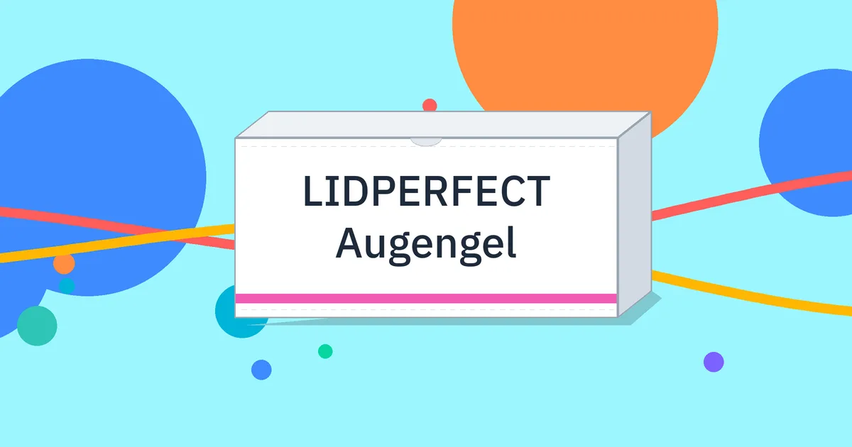 Symbolbild: Packung mit der Aufschrift LIDPERFECT Augengel (PZN 17235569) – Verfügbarkeit und Bezug in Apotheken in Frankfurt am Main