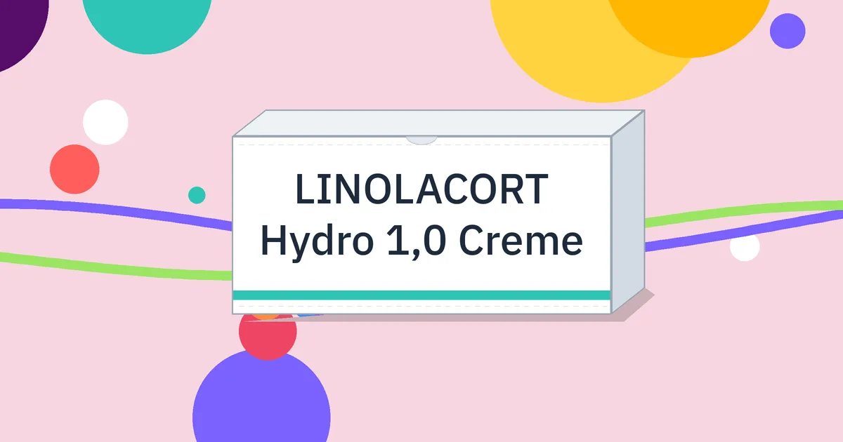 Symbolbild: Packung mit der Aufschrift LINOLACORT Hydro 1,0 Creme (PZN 04405538) – Verfügbarkeit und Bezug in Apotheken in Frankfurt am Main