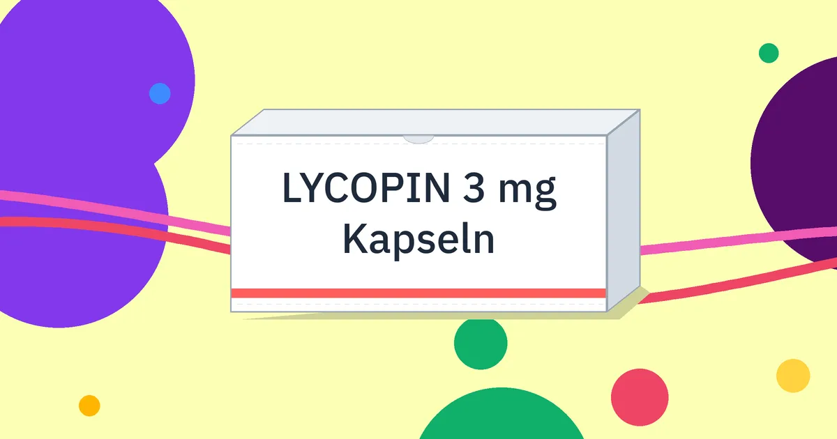Symbolbild: Packung mit der Aufschrift LYCOPIN 3 mg Kapseln (PZN 07748960) – Verfügbarkeit und Bezug in Apotheken in Frankfurt am Main