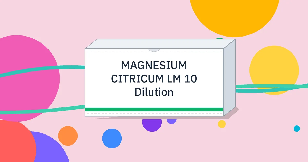 Symbolbild: Packung mit der Aufschrift MAGNESIUM CITRICUM LM 10 Dilution (PZN 13764650) – Verfügbarkeit und Bezug in Apotheken in Frankfurt am Main