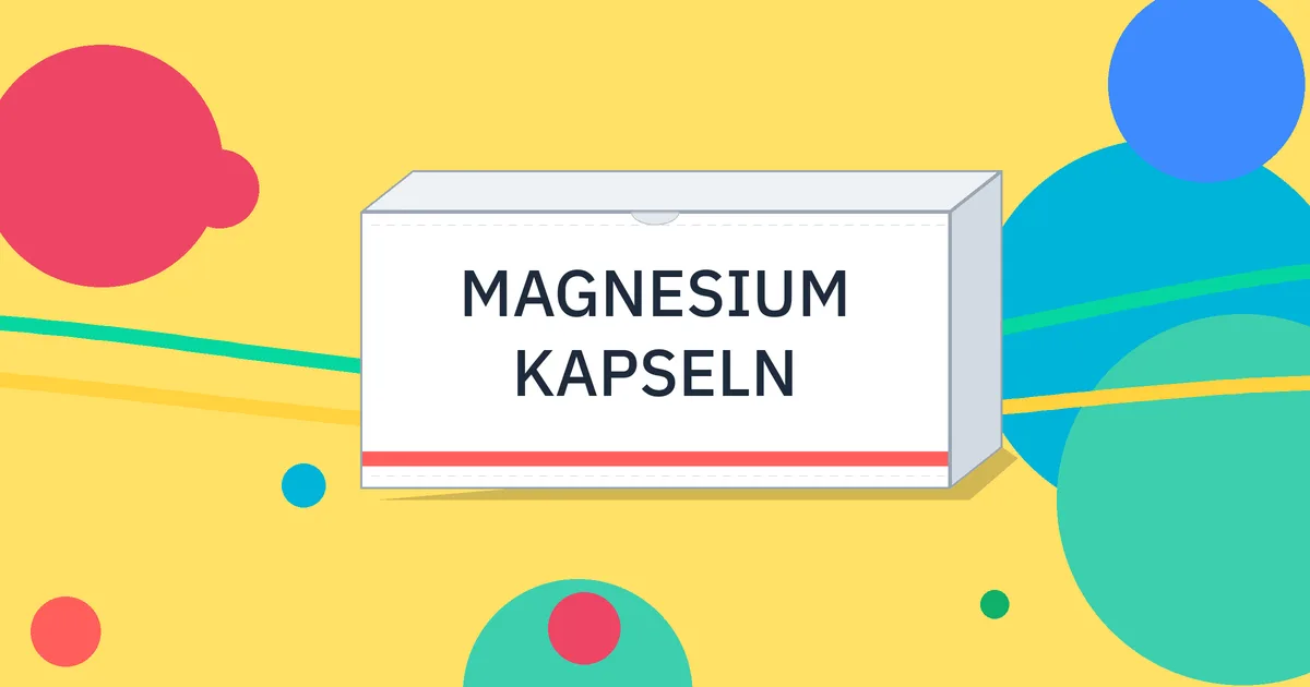 Symbolbild: Packung mit der Aufschrift MAGNESIUM KAPSELN (PZN 04709669) – Verfügbarkeit und Bezug in Apotheken in Frankfurt am Main