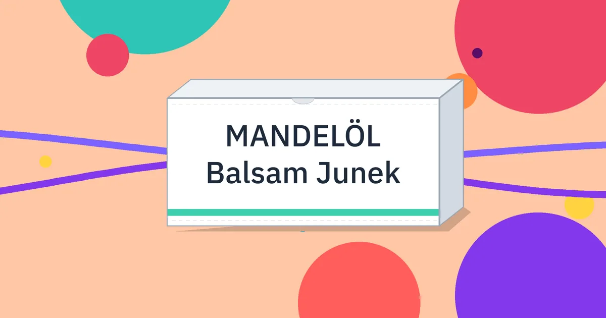 Symbolbild: Packung mit der Aufschrift MANDELÖL Balsam Junek (PZN 18603992) – Verfügbarkeit und Bezug in Apotheken in Frankfurt am Main