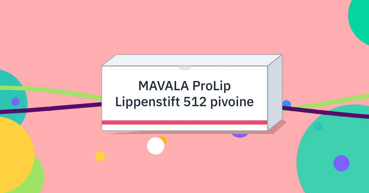 Symbolbild: Packung mit der Aufschrift MAVALA ProLip Lippenstift 512 pivoine (PZN 20649990) – Verfügbarkeit und Bezug in Apotheken in Frankfurt am Main