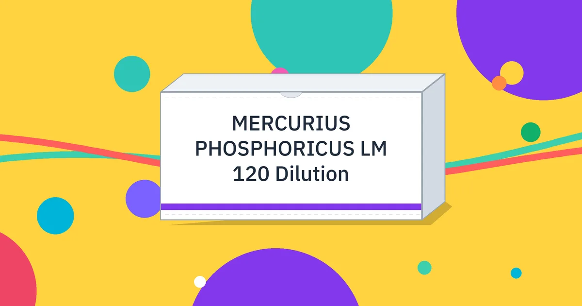 Symbolbild: Packung mit der Aufschrift MERCURIUS PHOSPHORICUS LM 120 Dilution (PZN 12953001) – Verfügbarkeit und Bezug in Apotheken in Frankfurt am Main