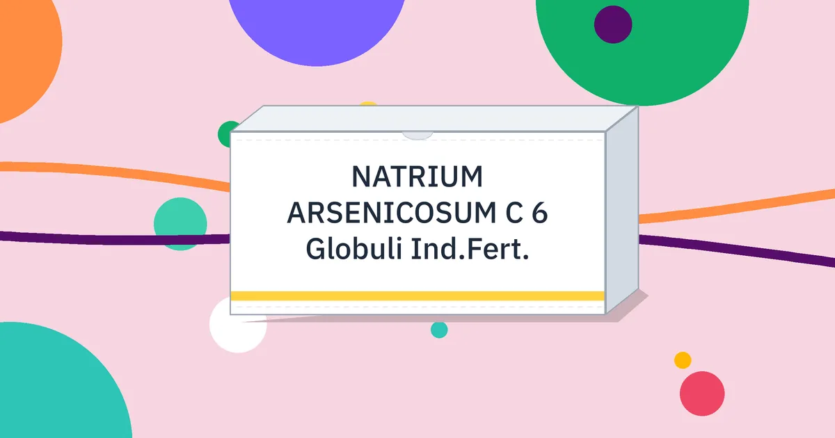 Symbolbild: Packung mit der Aufschrift NATRIUM ARSENICOSUM C 6 Globuli Ind.Fert. (PZN 17718983) – Verfügbarkeit und Bezug in Apotheken in Frankfurt am Main