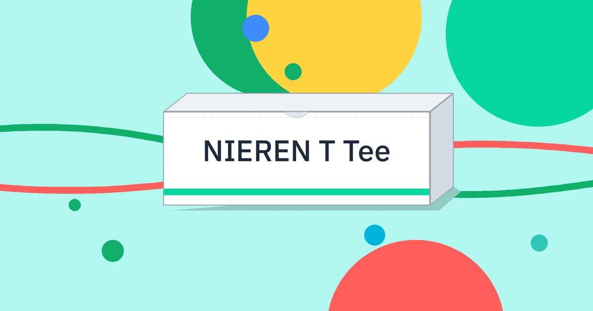 Symbolbild: Packung mit der Aufschrift NIEREN T Tee (PZN 11615621) – Verfügbarkeit und Bezug in Apotheken in Frankfurt am Main