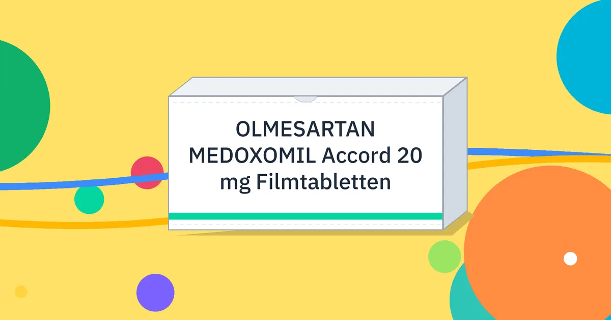 Symbolbild: Packung mit der Aufschrift OLMESARTAN MEDOXOMIL Accord 20 mg Filmtabletten (PZN 12379660) – Verfügbarkeit und Bezug in Apotheken in Frankfurt am Main