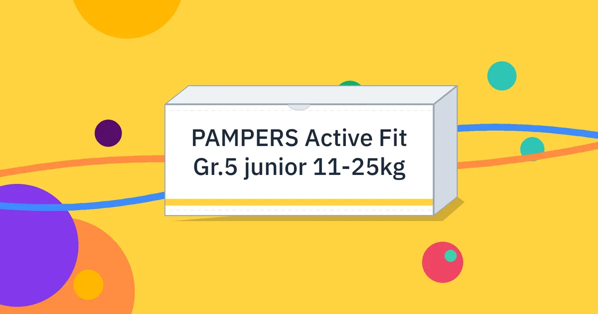 Symbolbild: Packung mit der Aufschrift PAMPERS Active Fit Gr.5 junior 11-25kg (PZN 09519241) – Verfügbarkeit und Bezug in Apotheken in Frankfurt am Main