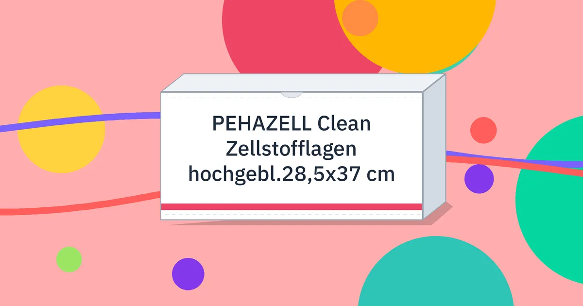 Symbolbild: Packung mit der Aufschrift PEHAZELL Clean Zellstofflagen hochgebl.28,5x37 cm (PZN 18729084) – Verfügbarkeit und Bezug in Apotheken in Frankfurt am Main