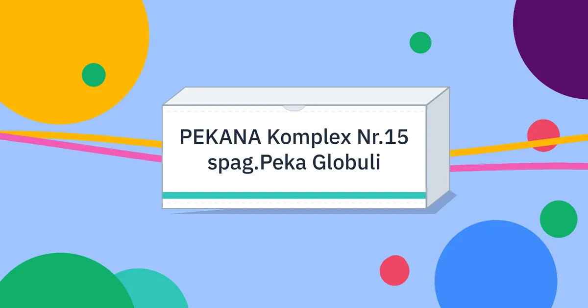 Symbolbild: Packung mit der Aufschrift PEKANA Komplex Nr.15 spag.Peka Globuli (PZN 09931645) – Verfügbarkeit und Bezug in Apotheken in Frankfurt am Main